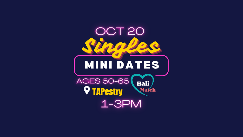 Singles Mini Dates (Ages 50+) - Discover Halifax