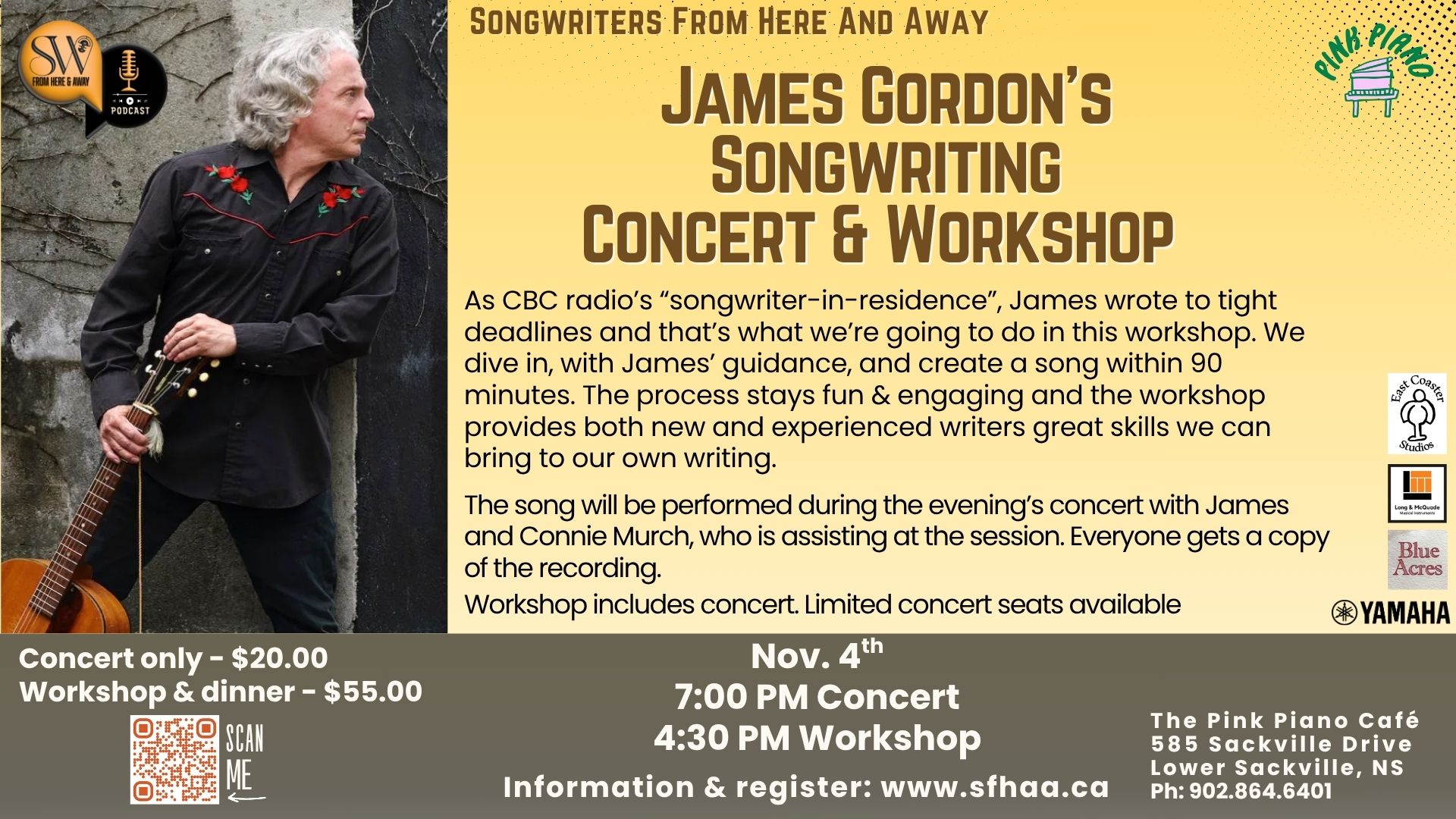 'Rhyme Capsules' Songwriting Workshop with James Gordon - Discover Halifax